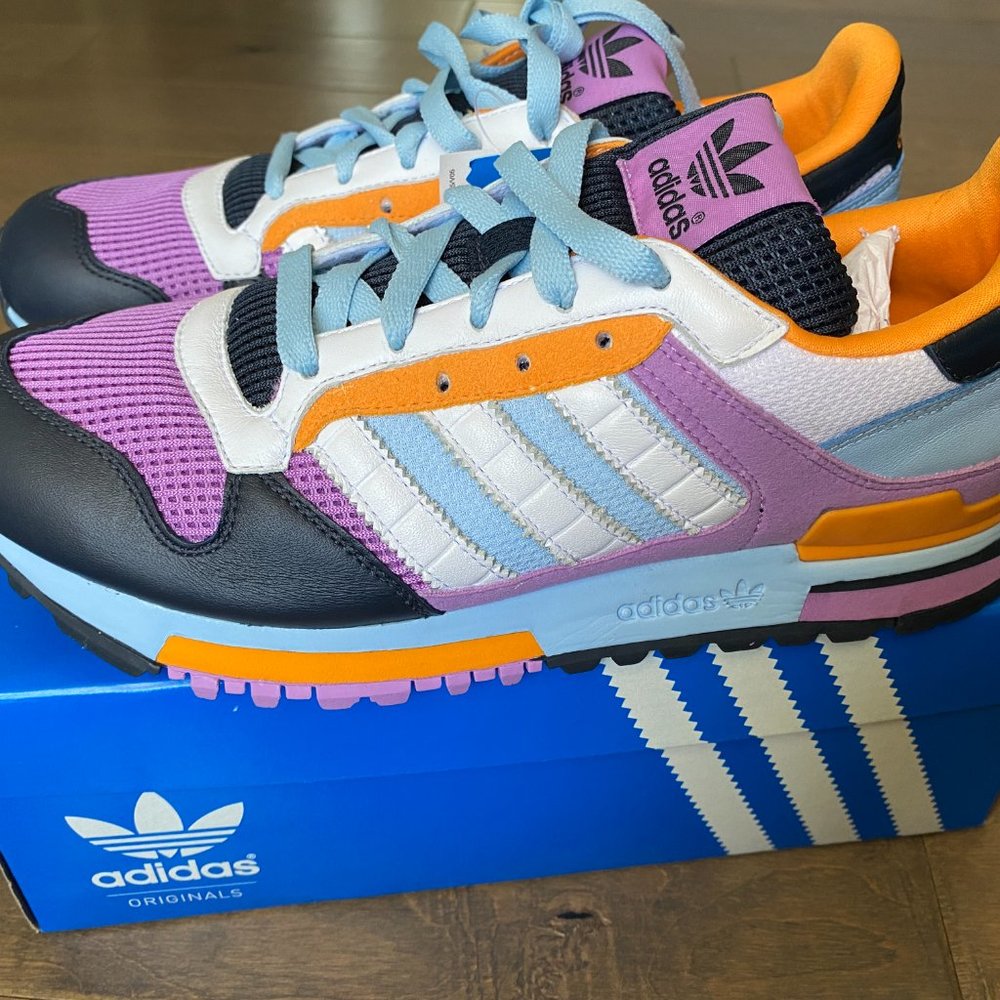 Rare Adidas Zx 600 Mulicolor Mens 7.5 - Gem
